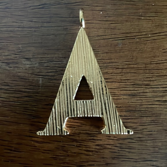 Chloe | Jewelry | Chloe Letter Charm Gold A | Poshmark